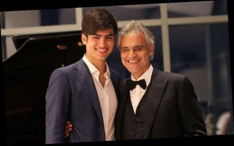 Andrea Bocelli calls ‘extremely shy’ son Matteo on stage to sing at 18 ...