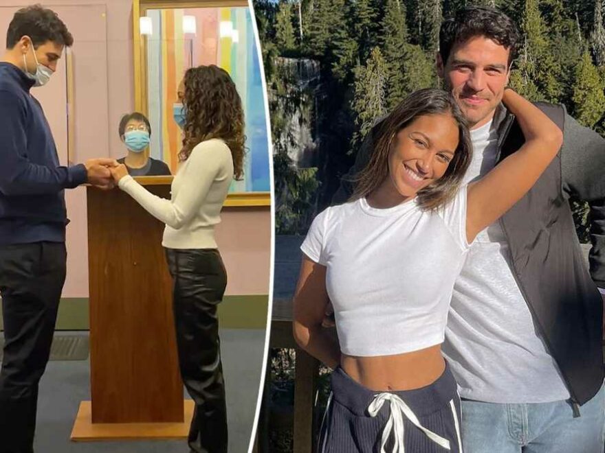 Bachelor in Paradise alum Joe Amabile marries Serena Pitt in courthouse ...